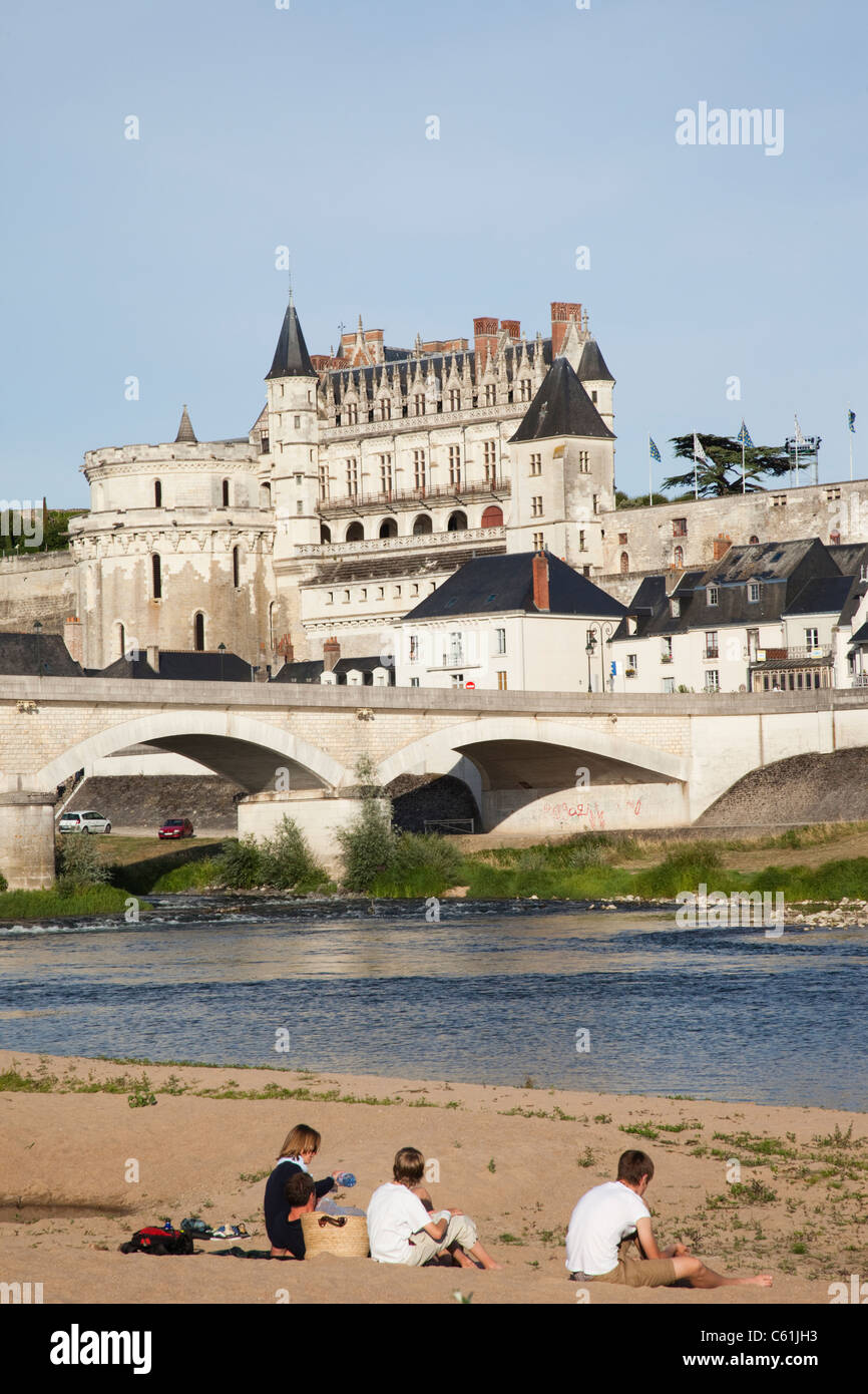 France, Loire Valley, Amboise, Amboise Castle Stock Photo - Alamy