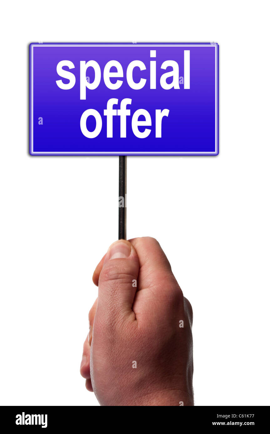 Special offer sign hi-res stock photography and images - Alamy