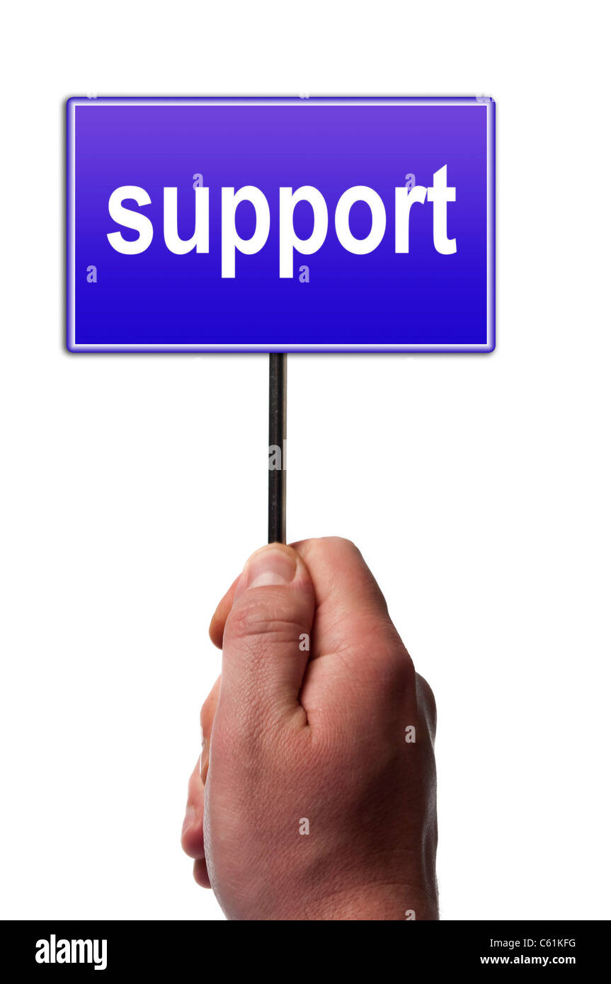 Message of support hi-res stock photography and images - Alamy
