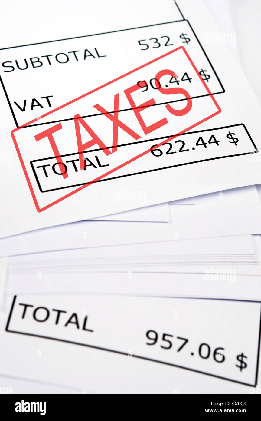 Tax invoice stamp hi-res stock photography and images - Alamy