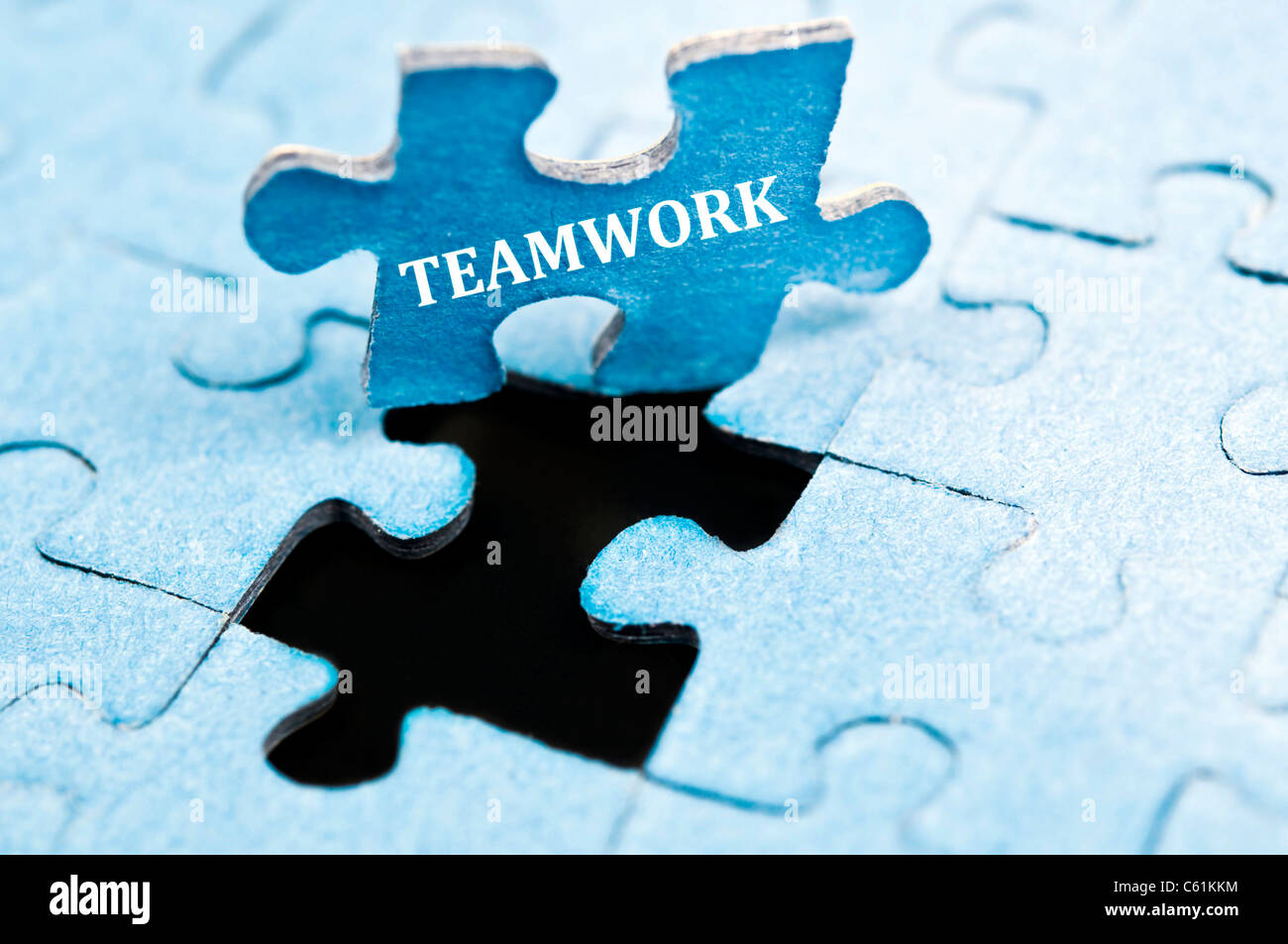 Teamwork puzzle hi-res stock photography and images - Alamy