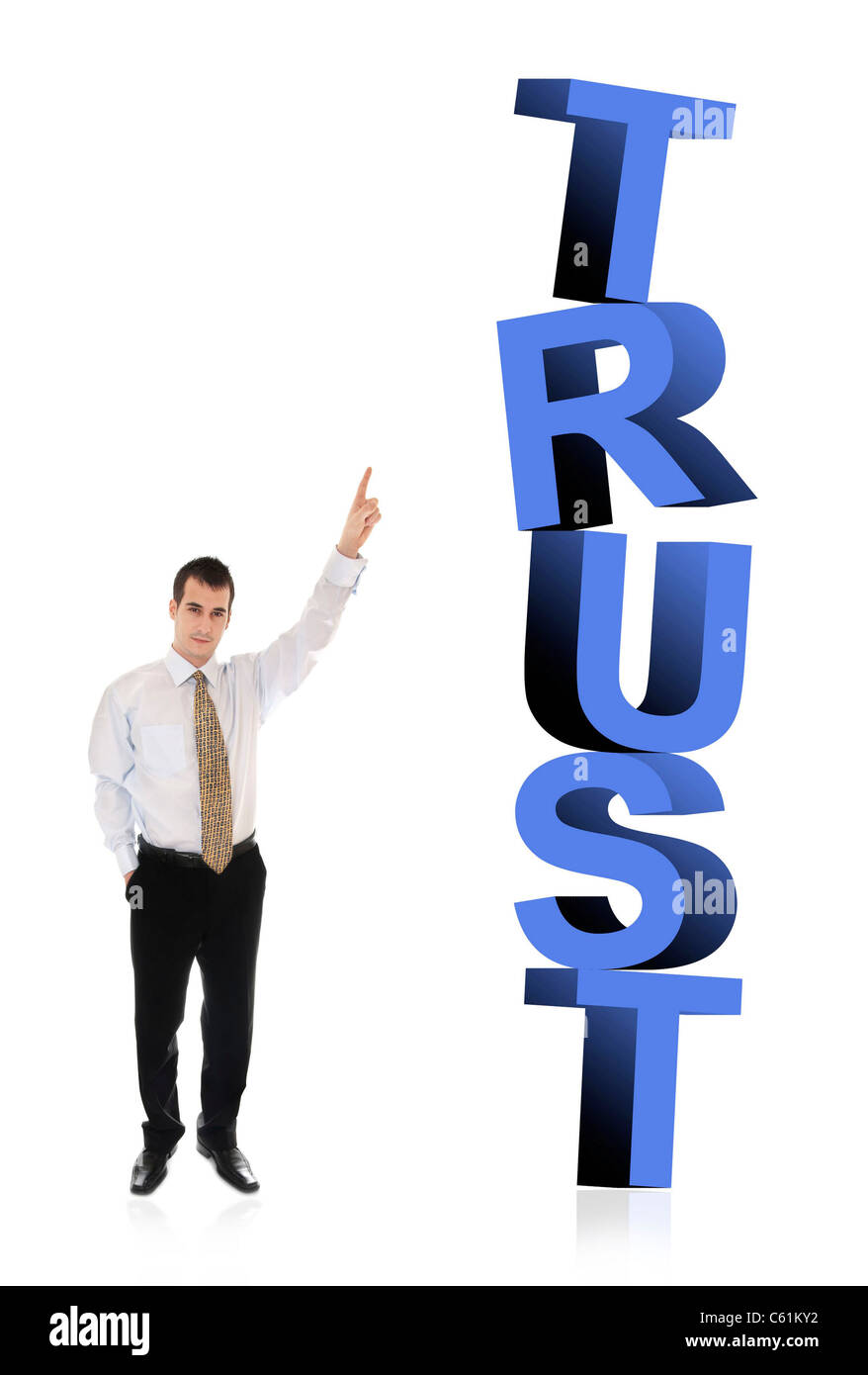 Business employee text concept Cut Out Stock Images & Pictures - Alamy