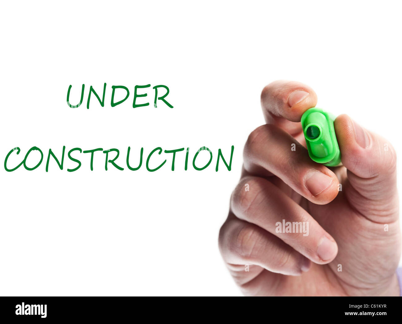Pen office under construction hi-res stock photography and images - Alamy