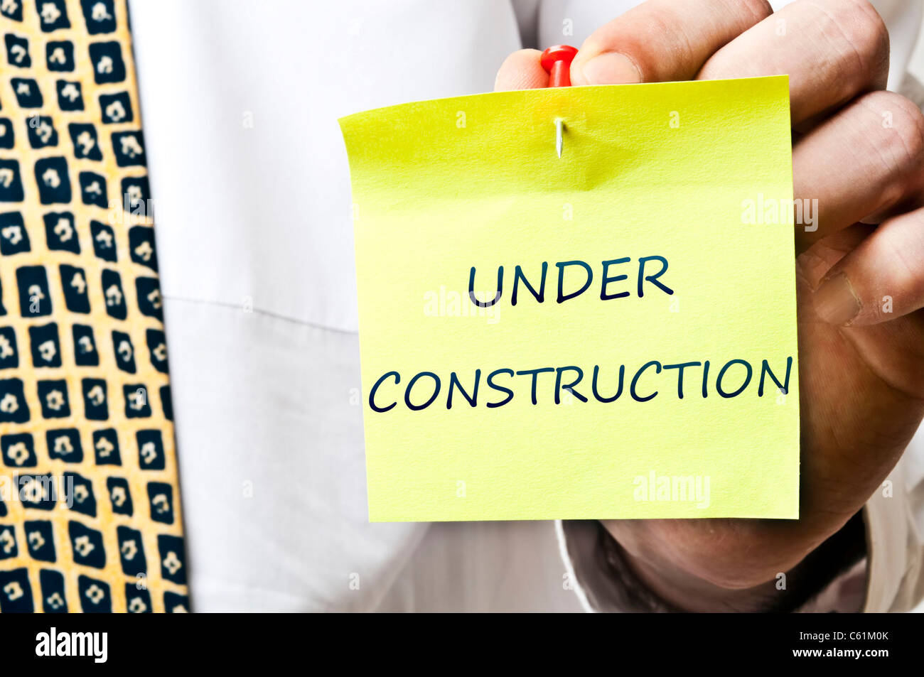 Construction sign sticker hi-res stock photography and images - Alamy
