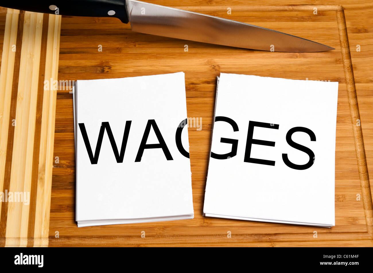 Paper cut word hi-res stock photography and images - Alamy