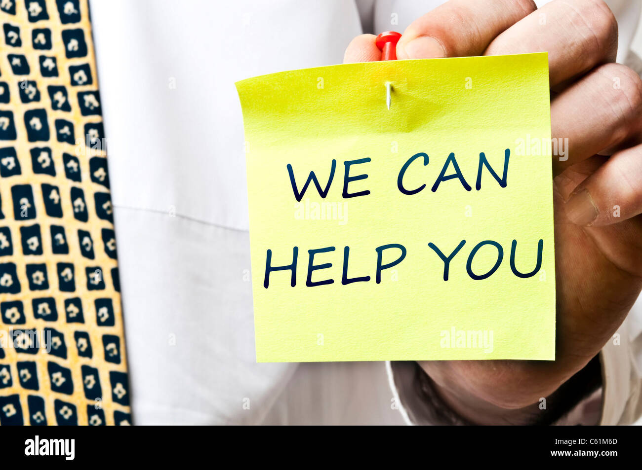 We can help you Stock Photo - Alamy