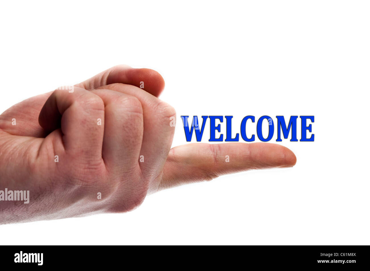 Welcome word hi-res stock photography and images - Alamy