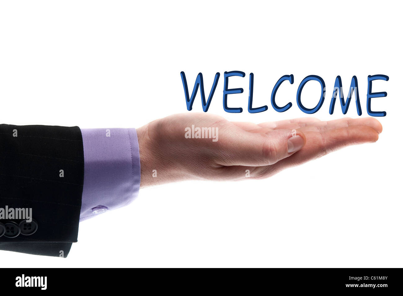 Welcome word hi-res stock photography and images - Alamy