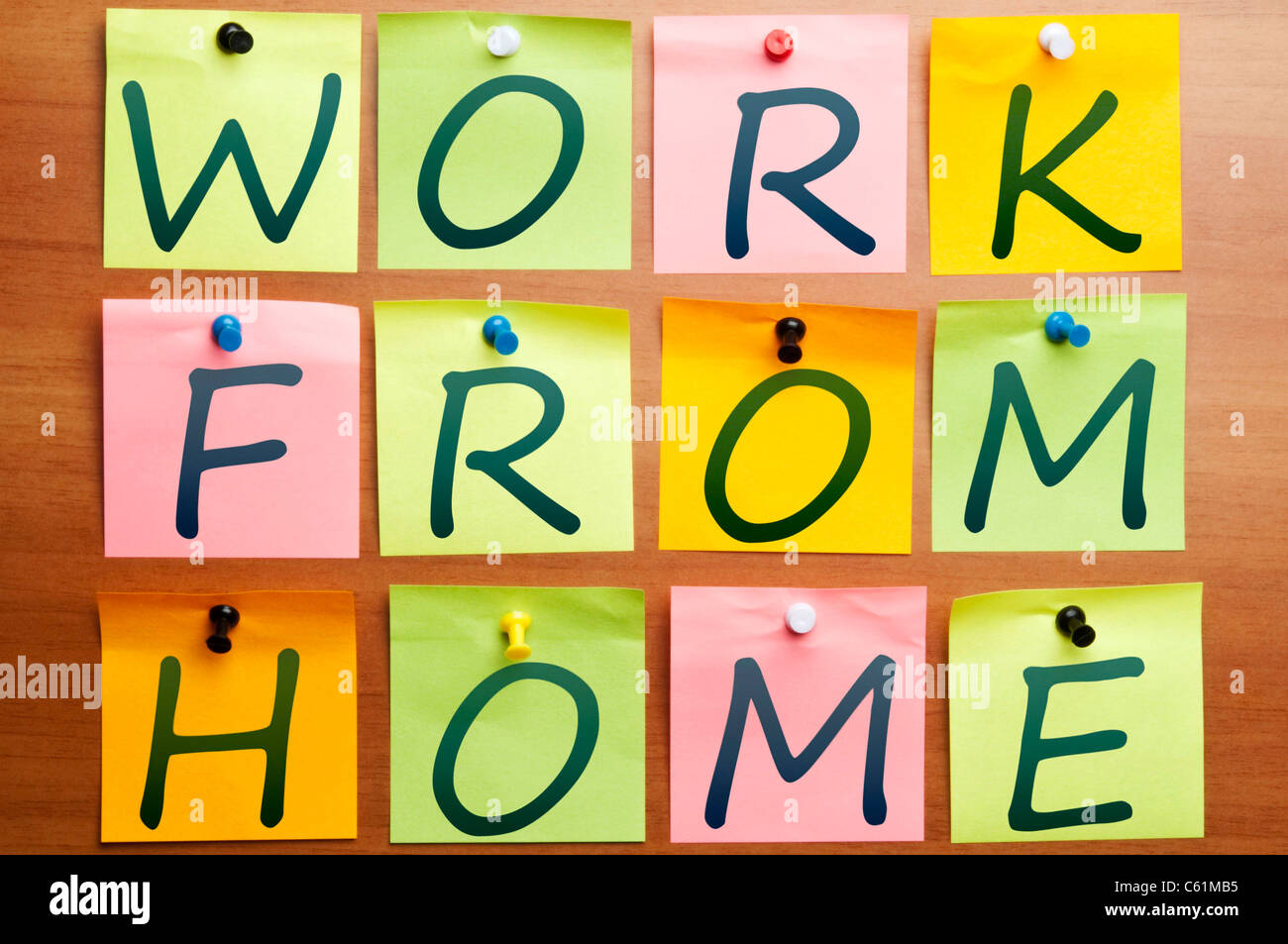 Work from home word hi-res stock photography and images - Alamy