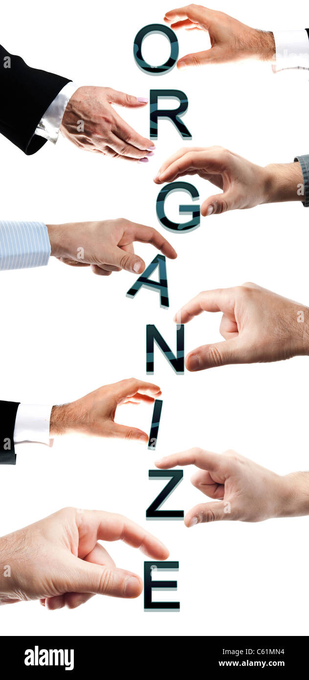 Organize word hi-res stock photography and images - Alamy