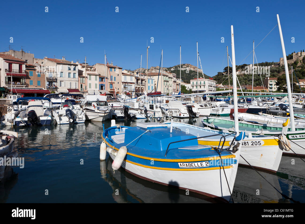 Harbour from Cassis, France Stock Photo - Alamy