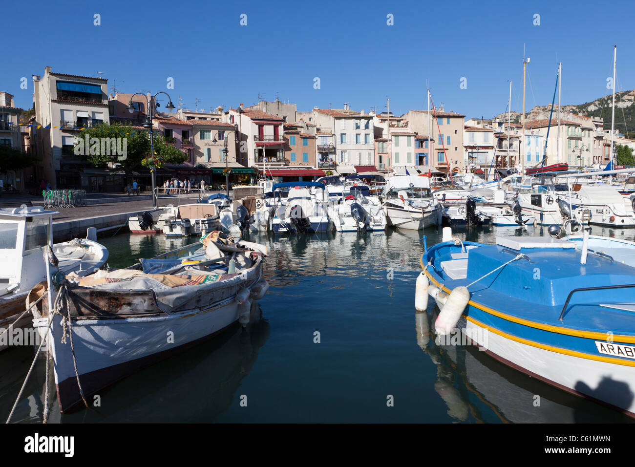 Harbour from Cassis, France Stock Photo - Alamy