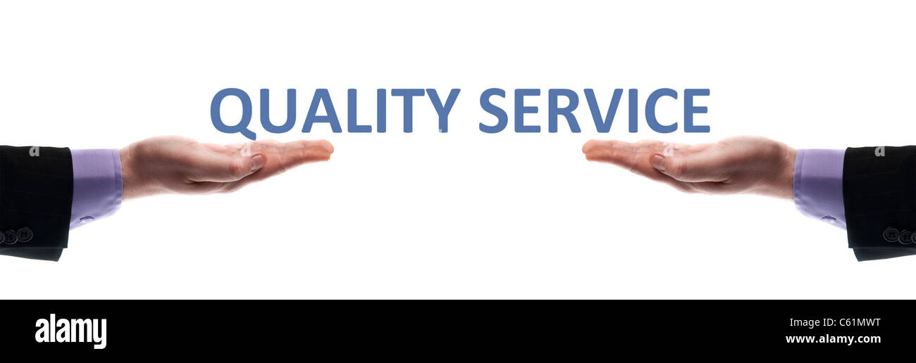 Quality service sign High Resolution Stock Photography and Images - Alamy