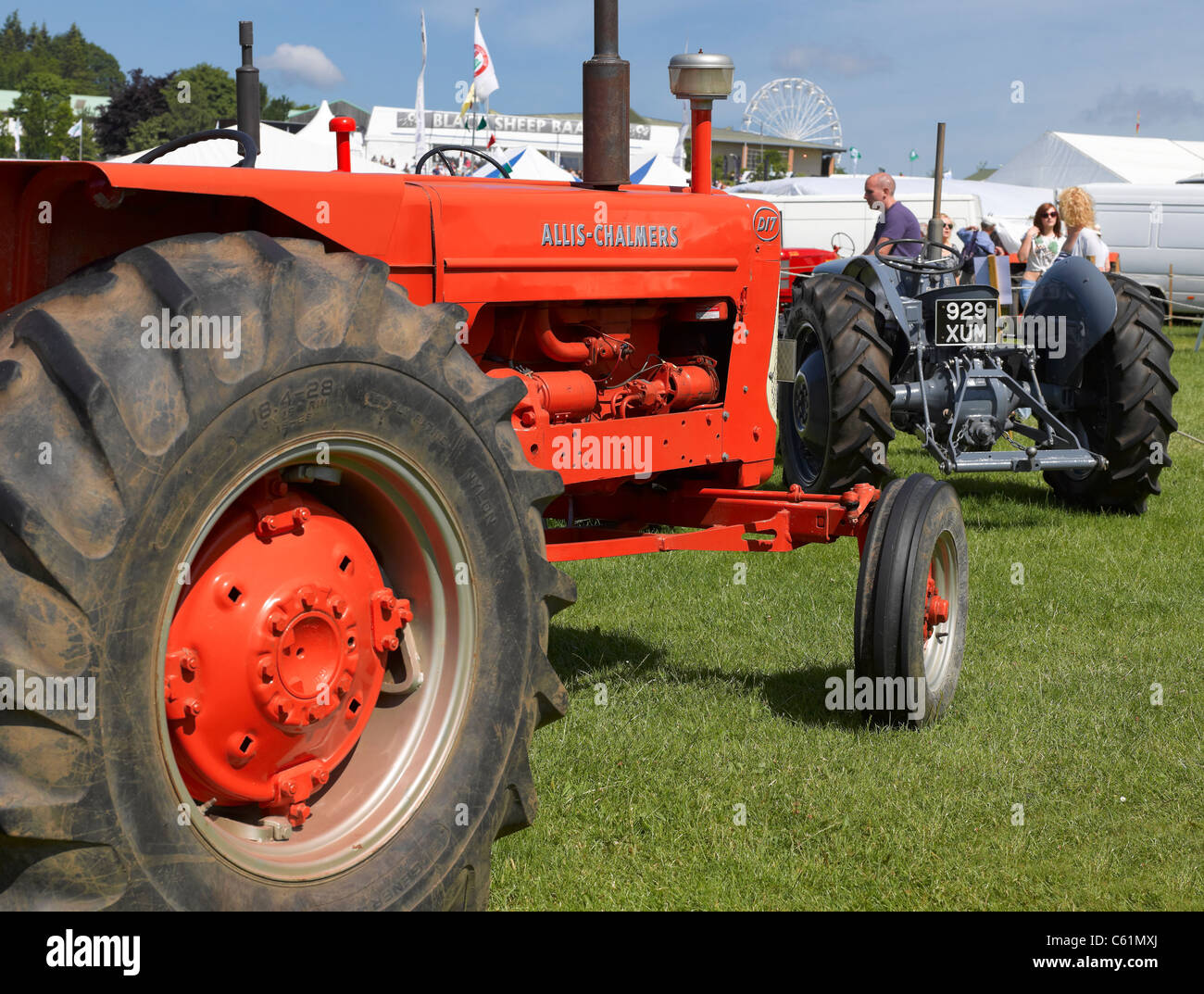 Allis Chalmers and Massey Ferguson tractors at the Great Yorkshire Show ...