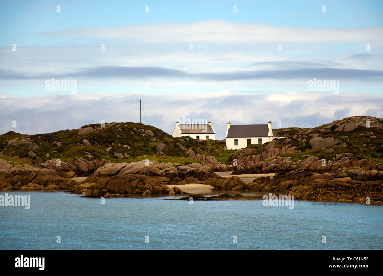 Fishermens cottages by Atlantic Ocean Stock Photo - Alamy