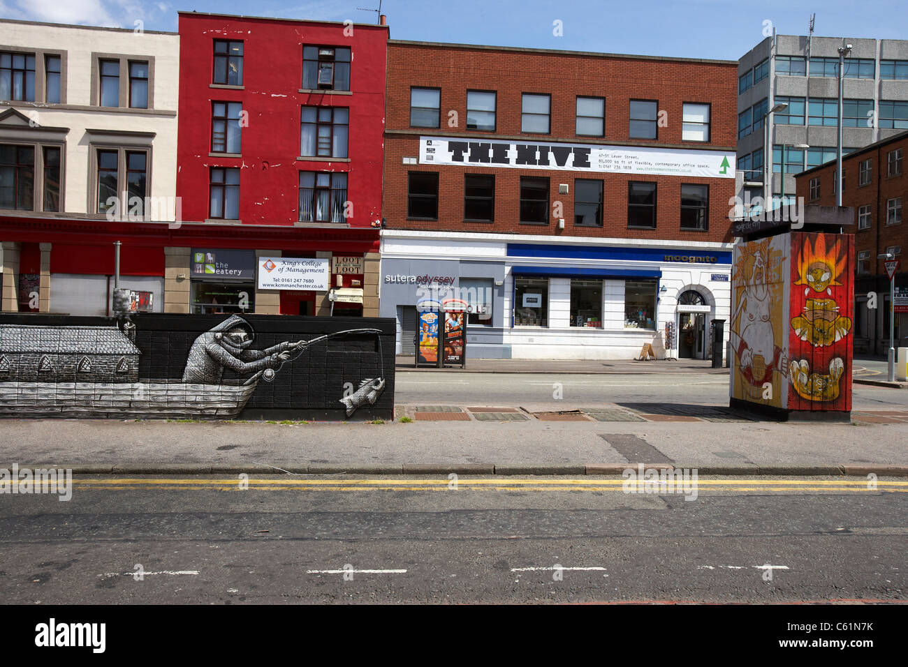 Cityscape stevenson square nobody horizontal england northern quarter ...