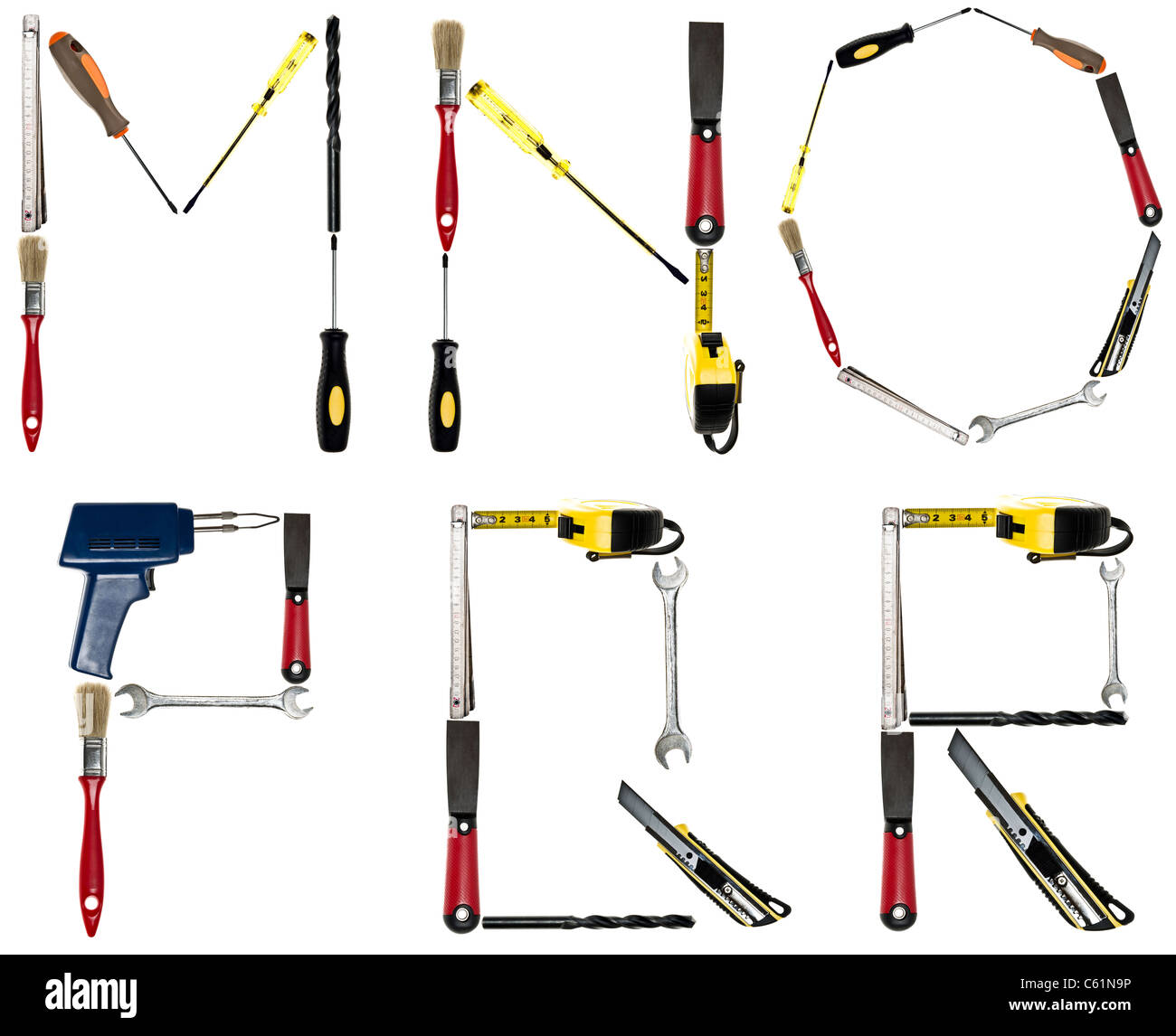 Different tools letter hi-res stock photography and images - Alamy