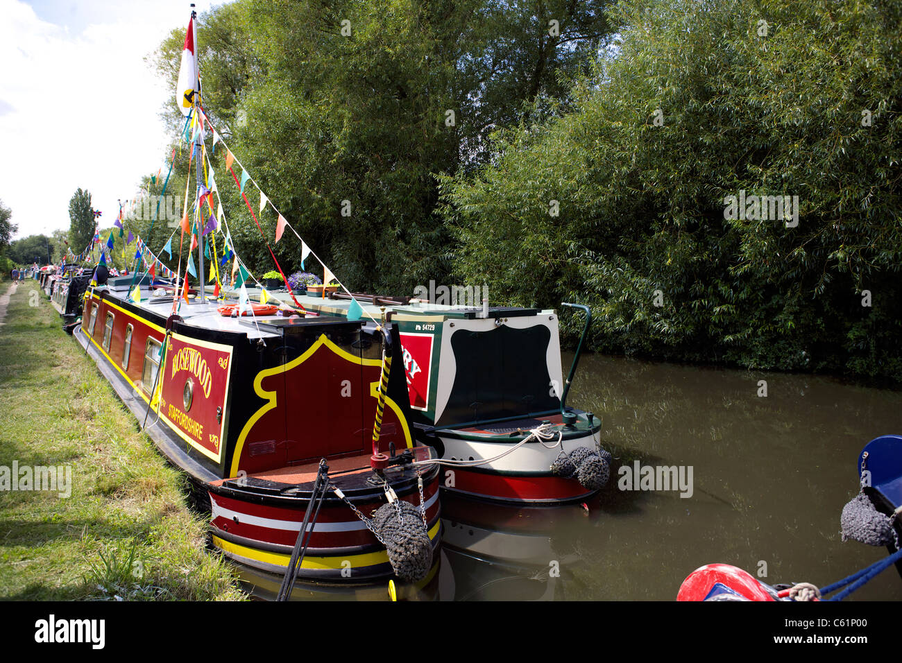 English narrow boat bunting hi-res stock photography and images - Alamy