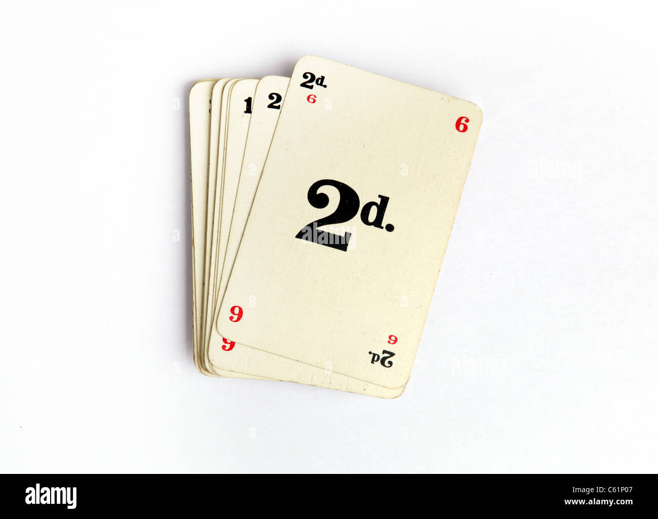 Vintage playing cards pack hi-res stock photography and images - Alamy