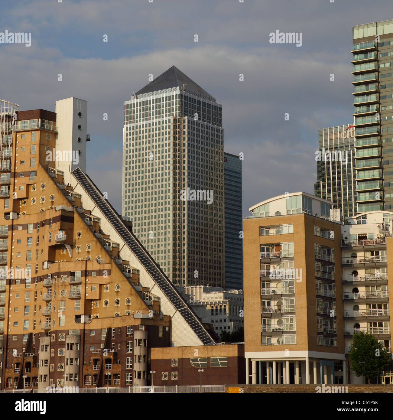 Canary Wharf Docklands, London, England, Britain, UK, GB Stock Photo ...