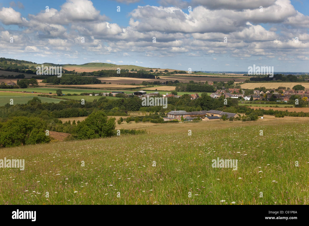 Dagnall village Gade Valley Hertfordshire August Stock Photo - Alamy