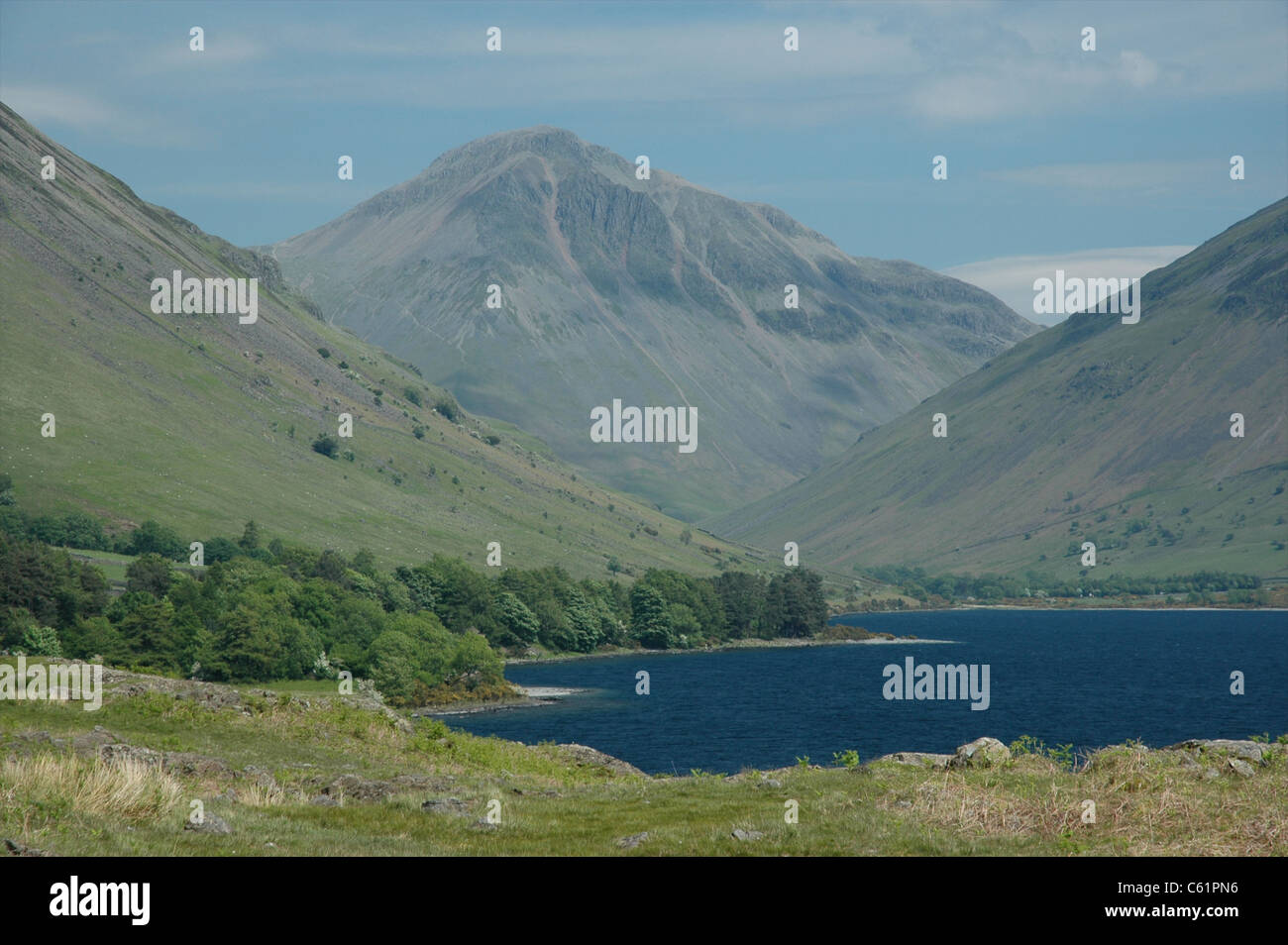 Great Gable And Wastwater At Wasdale Head English Lake District great-gable-and-wastwater-at-wasdale-head-english-lake-district