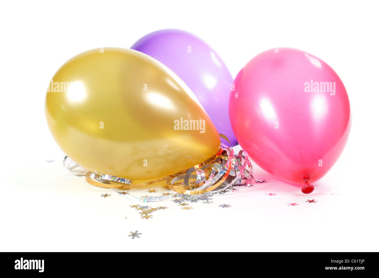 Gold Party Popper High Resolution Stock Photography and Images - Alamy