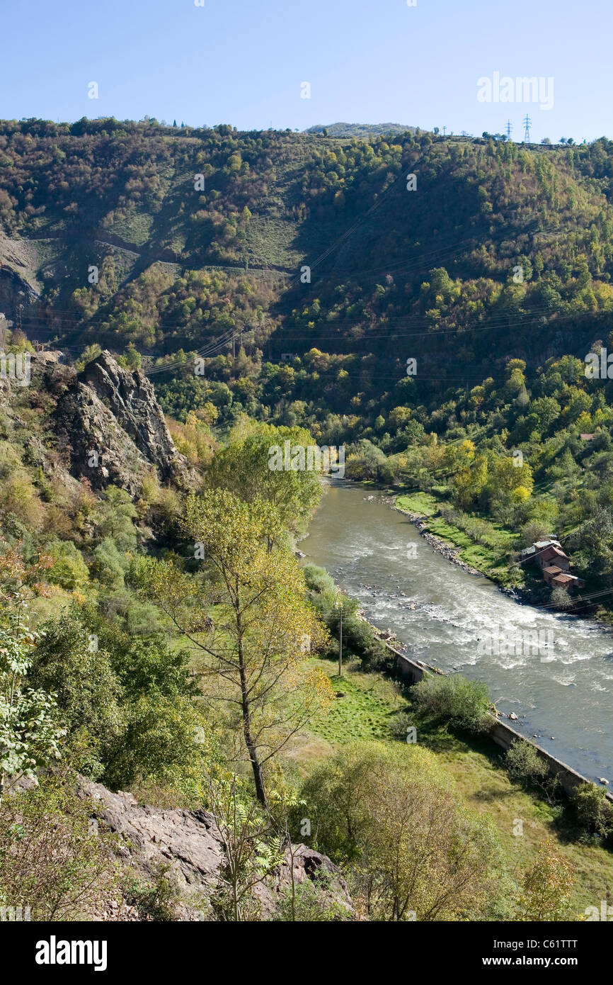 Iskar river, gorge, tourist destination, Balkans, Bulgaria Stock Photo ...