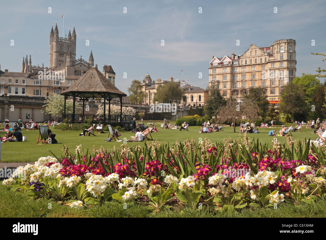 Parade gardens park in bath hi-res stock photography and images - Alamy