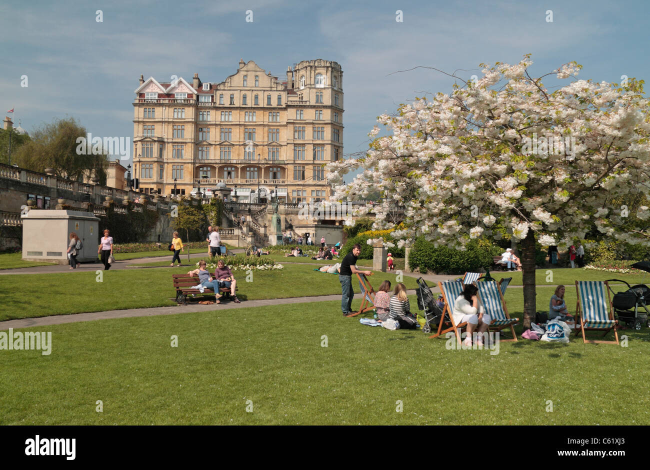 Bath england parade gardens hi-res stock photography and images - Alamy