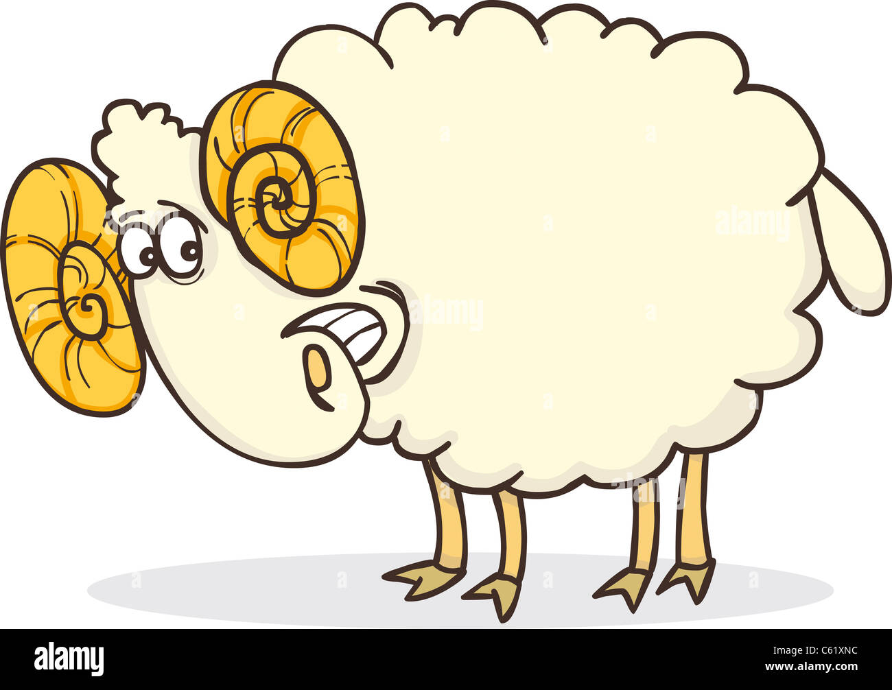 Cartoon ram hi-res stock photography and images - Alamy