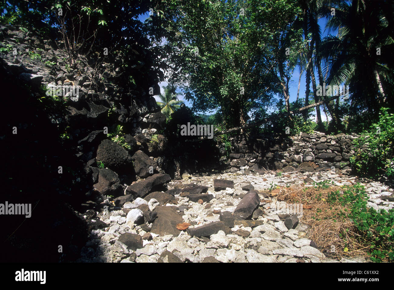 Lelu Ruins, Kosrae, FSM, Micronesia Stock Photo - Alamy