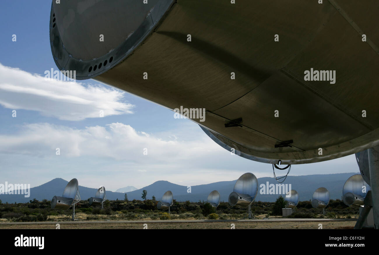 Radio telescope ET SETI search for alien life Stock Photo - Alamy