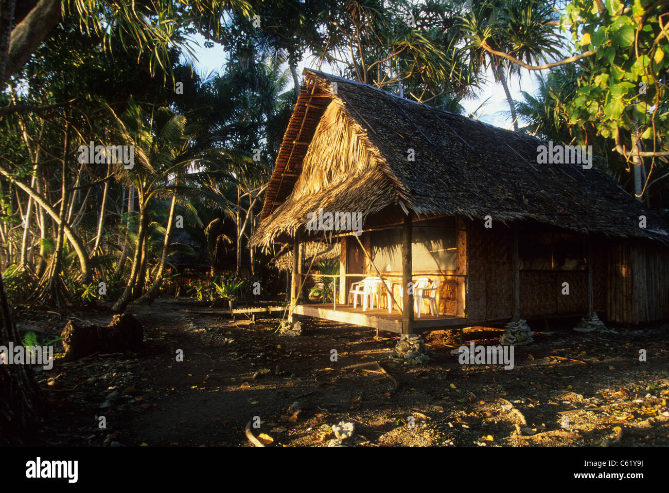 Kosrae Village resort, Kosrae, FSM, Micronesia Stock Photo - Alamy