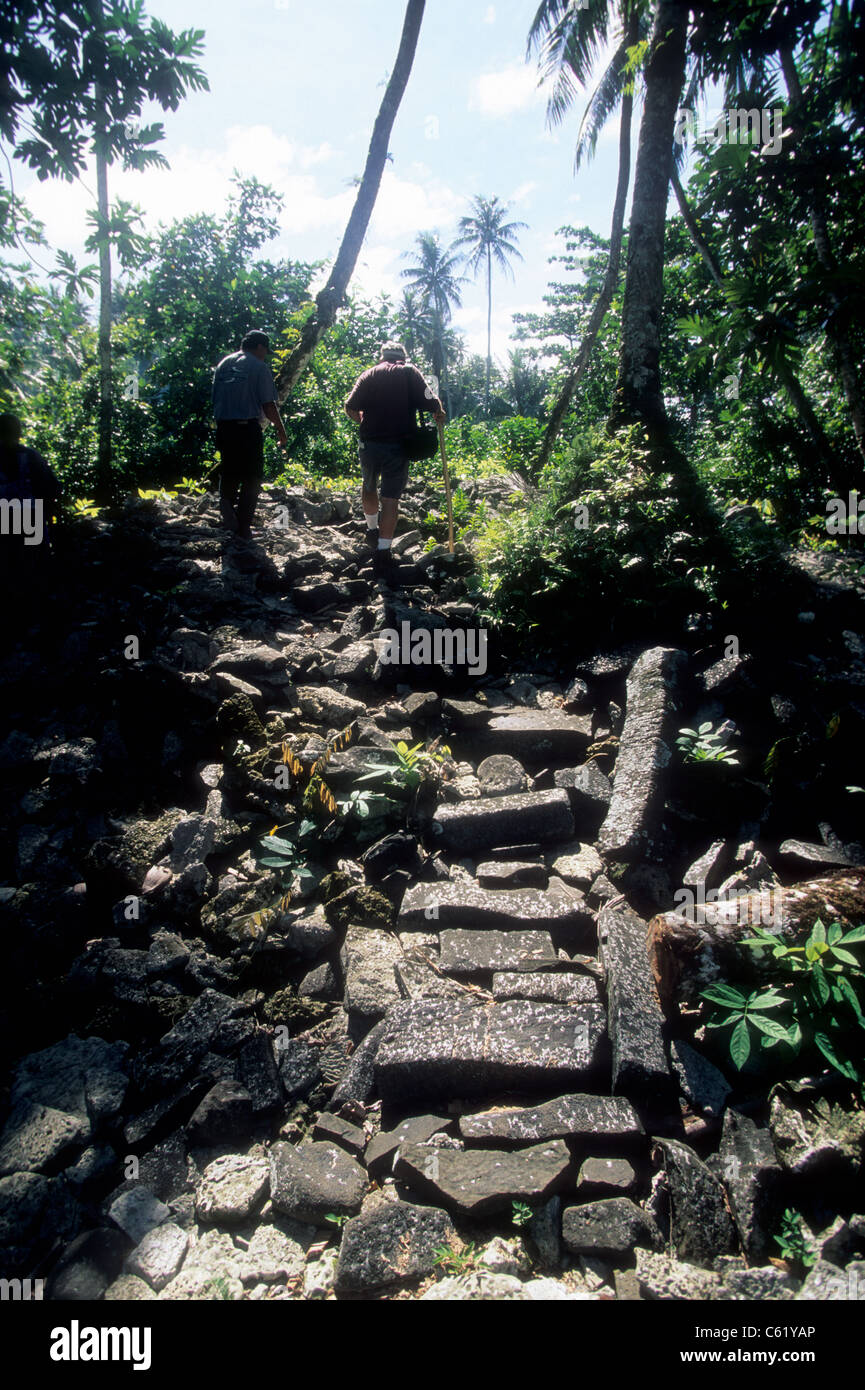 Lelu Ruins, Kosrae, FSM, Micronesia Stock Photo - Alamy