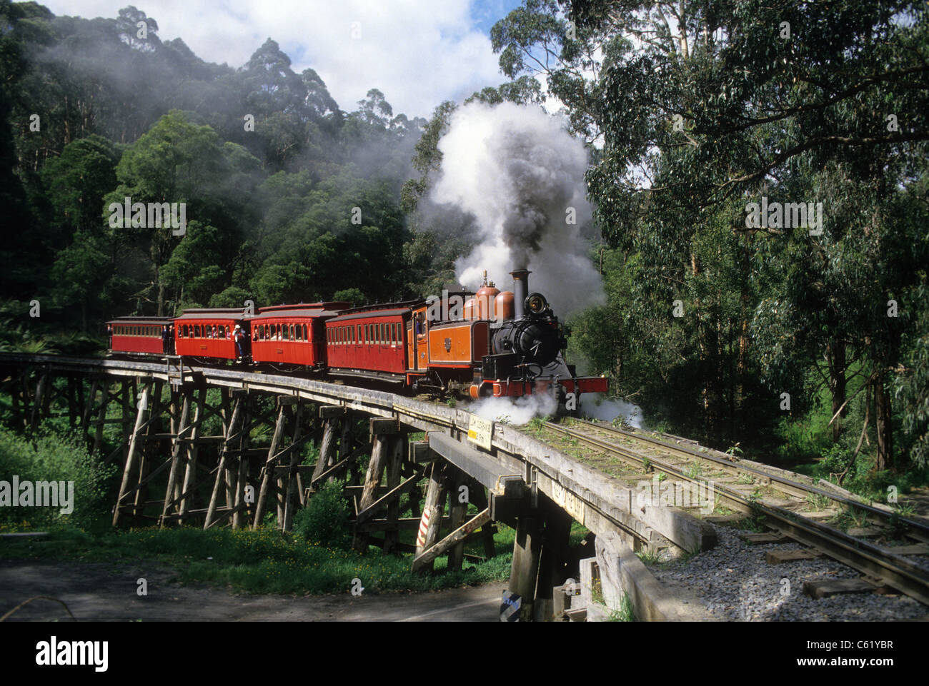 The puffing billy locomotive hi-res stock photography and images - Alamy