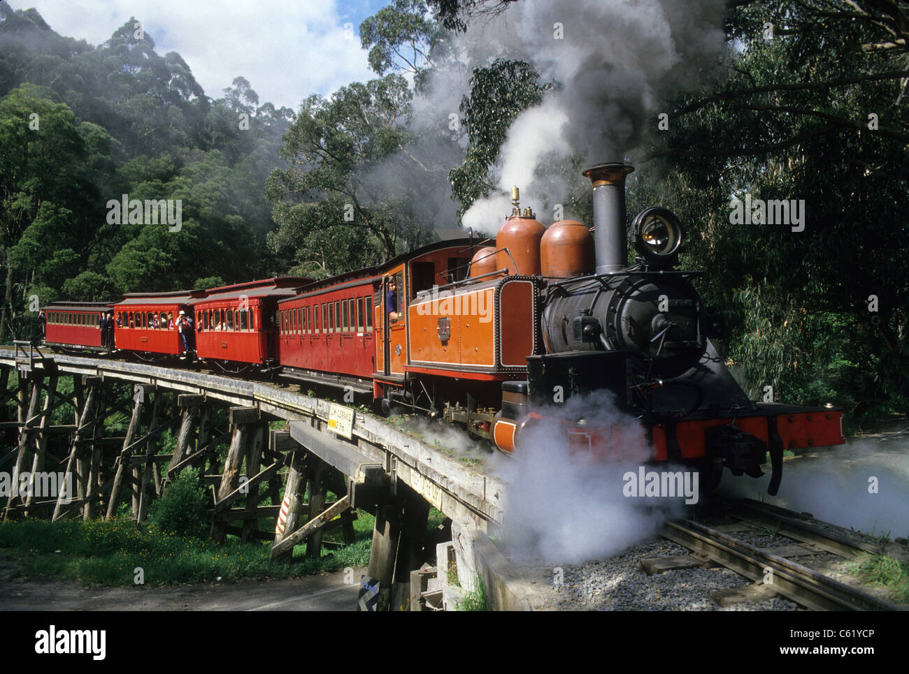 Puffing Billy, Dandenong, Australia Stock Photo - Alamy