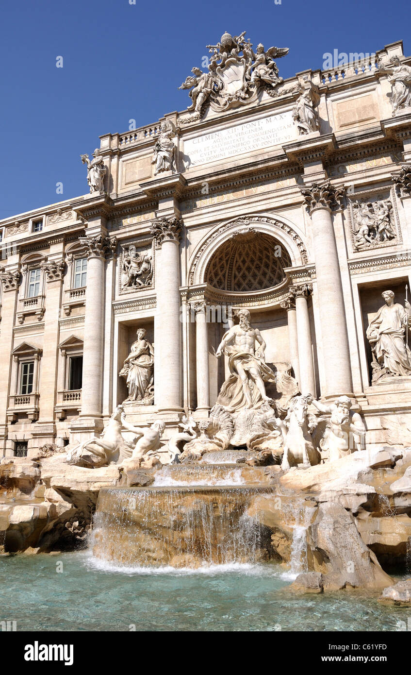 Fountain of Trevi in Rome Stock Photo - Alamy