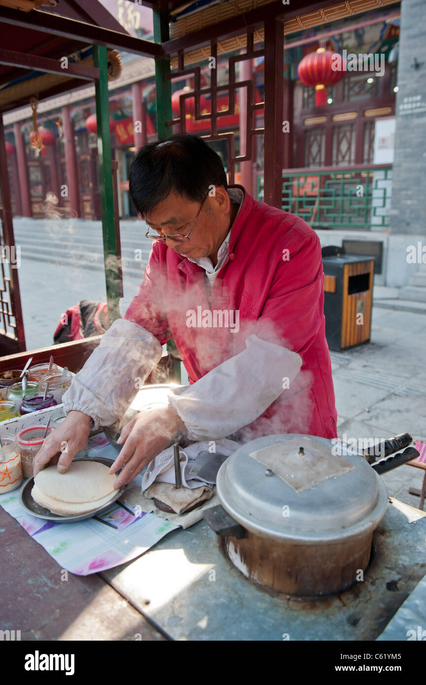 Food Market Stall in Guwenhua Jie Ancient Culture Street, Tianjin ...