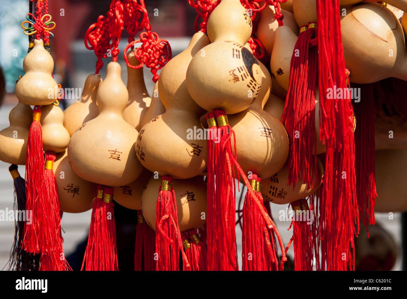 Novelty Chinese Gourds on a Market Stall in Guwenhua Jie Ancient ...