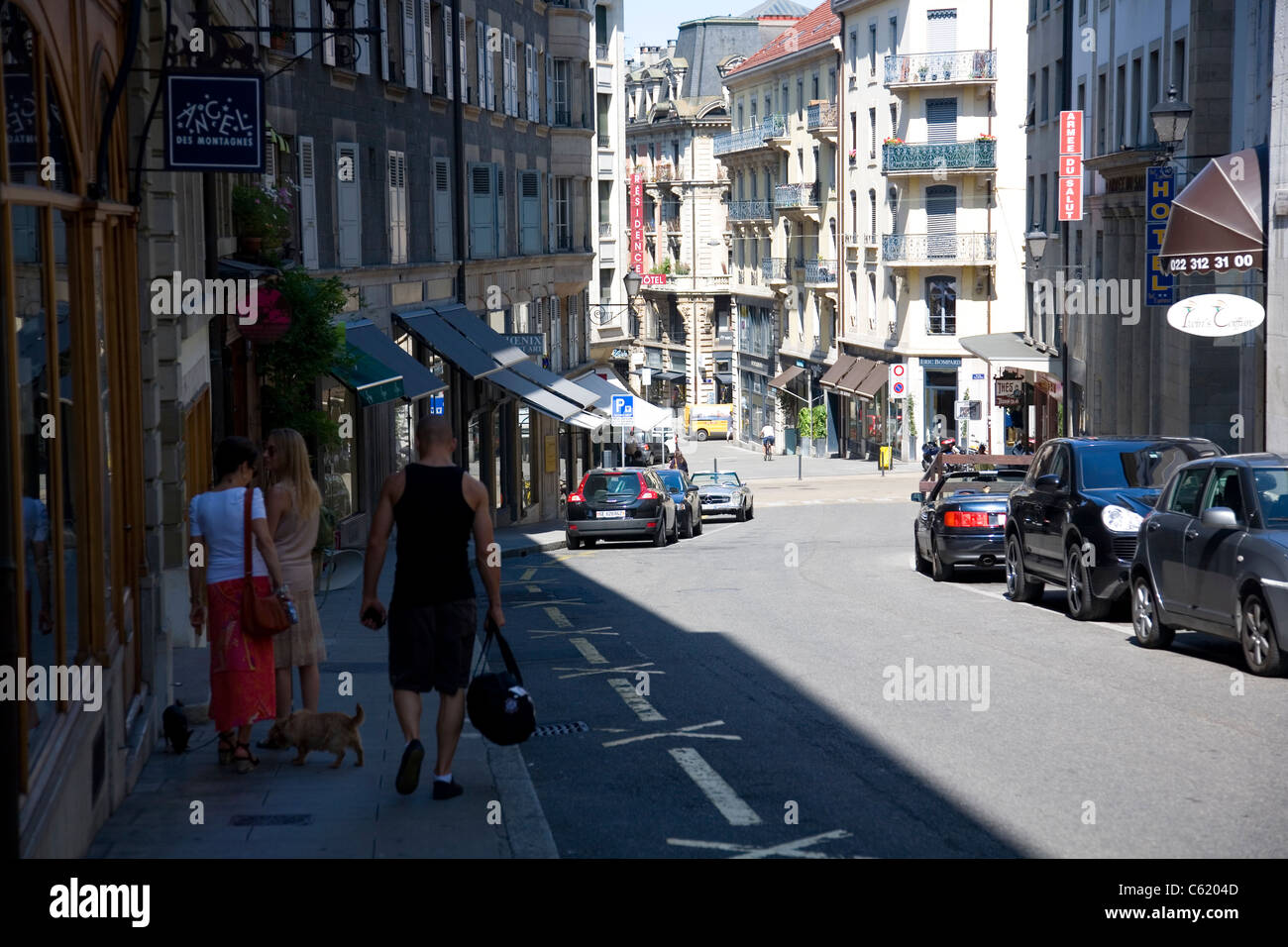 Rue de rive geneva hi-res stock photography and images - Alamy