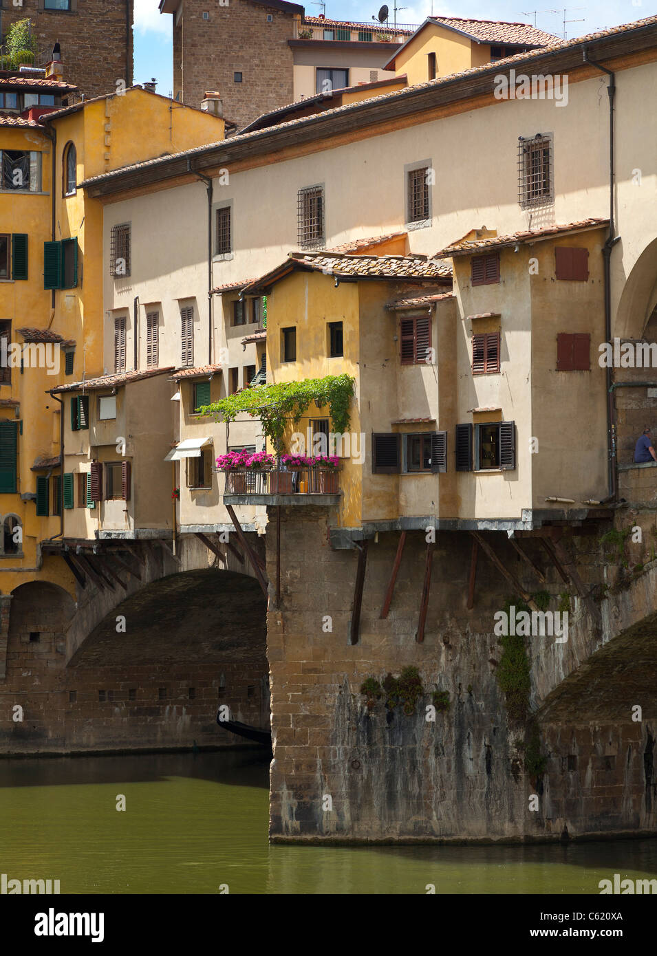 Ponte Vecchio bridge detail, Florence, Italy Stock Photo - Alamy