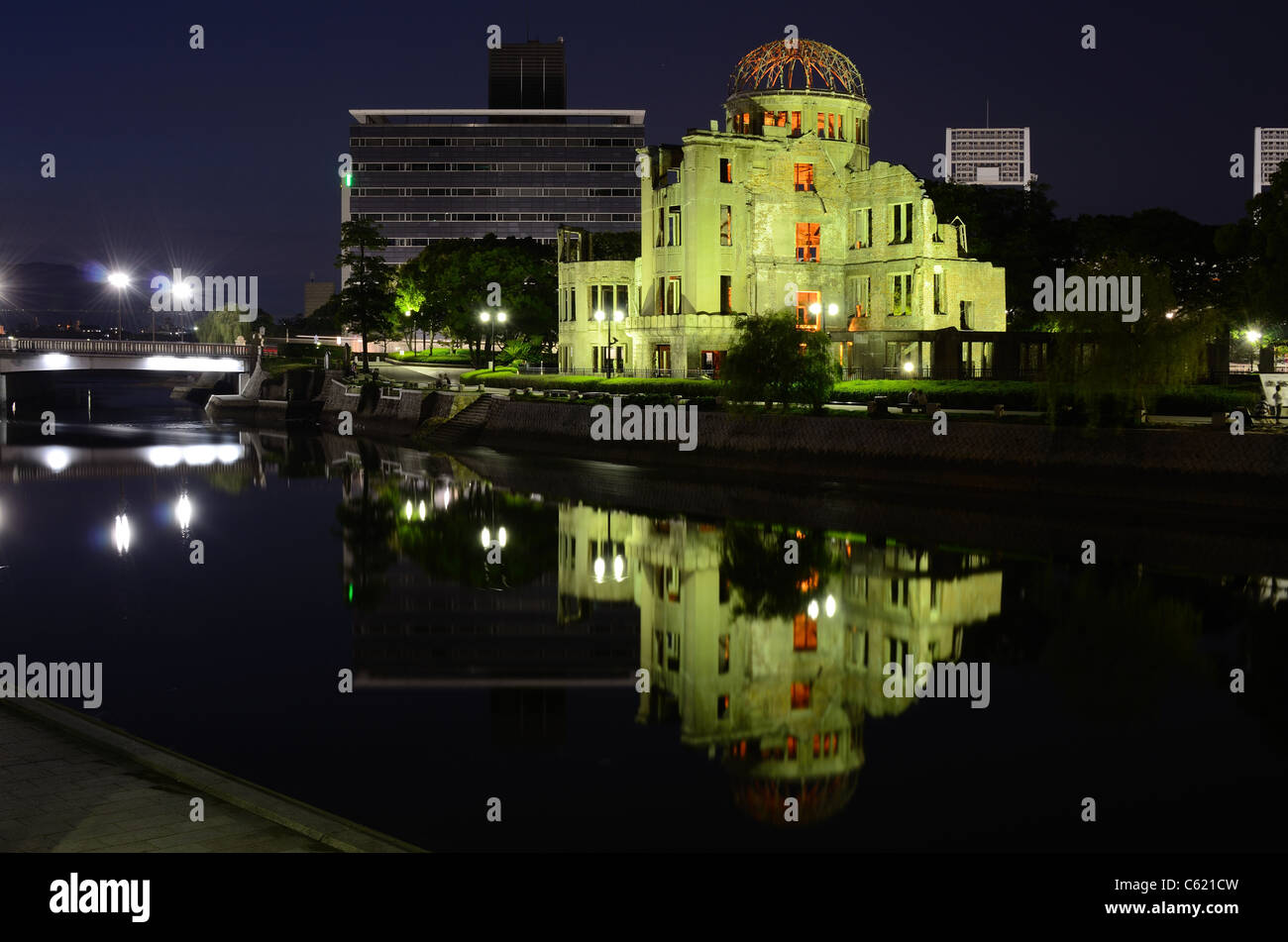 The Atomic Dome in Hiroshima Japan serves as a memorial in the ...