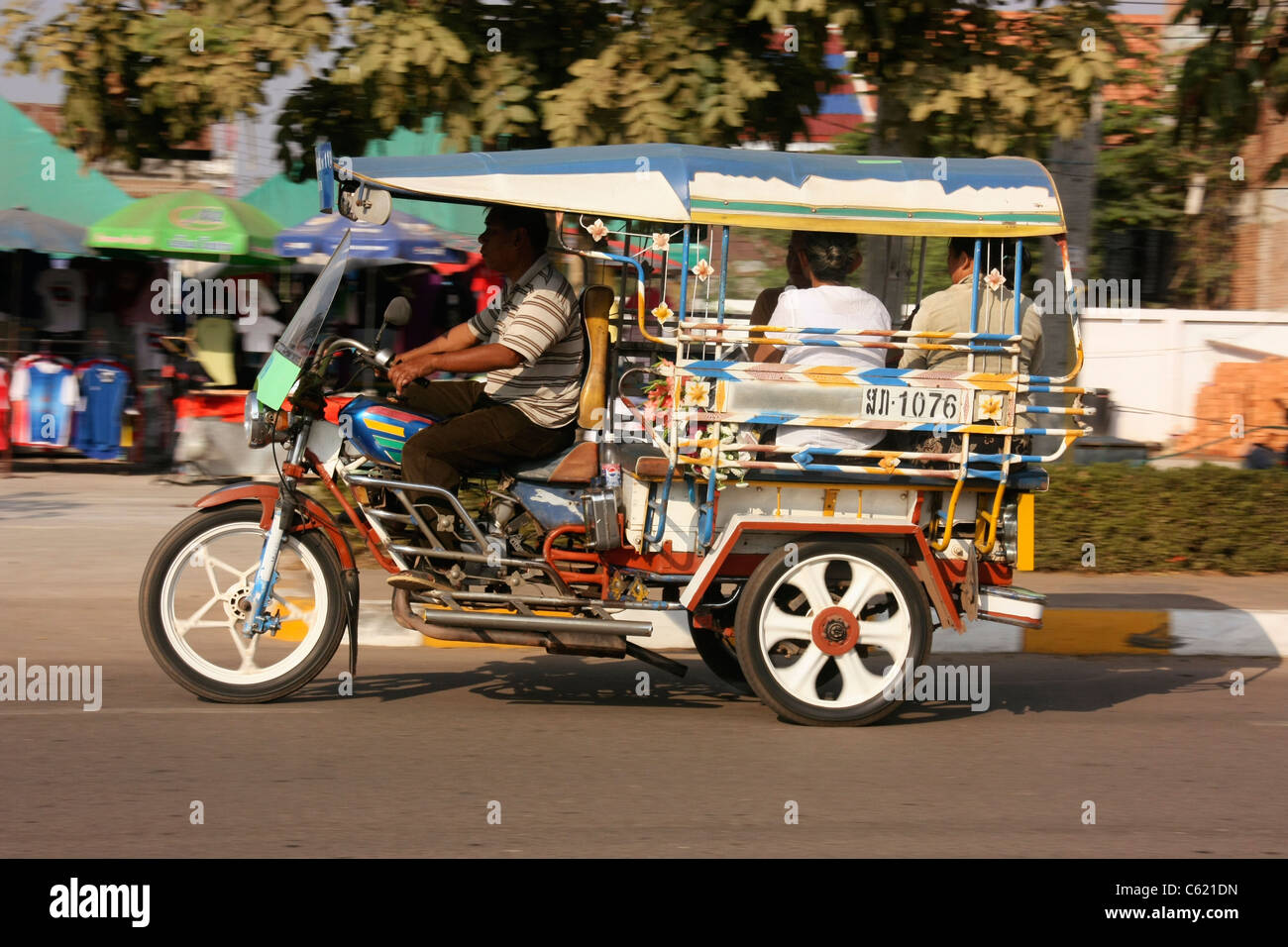Decorated rickshaw hi-res stock photography and images - Alamy