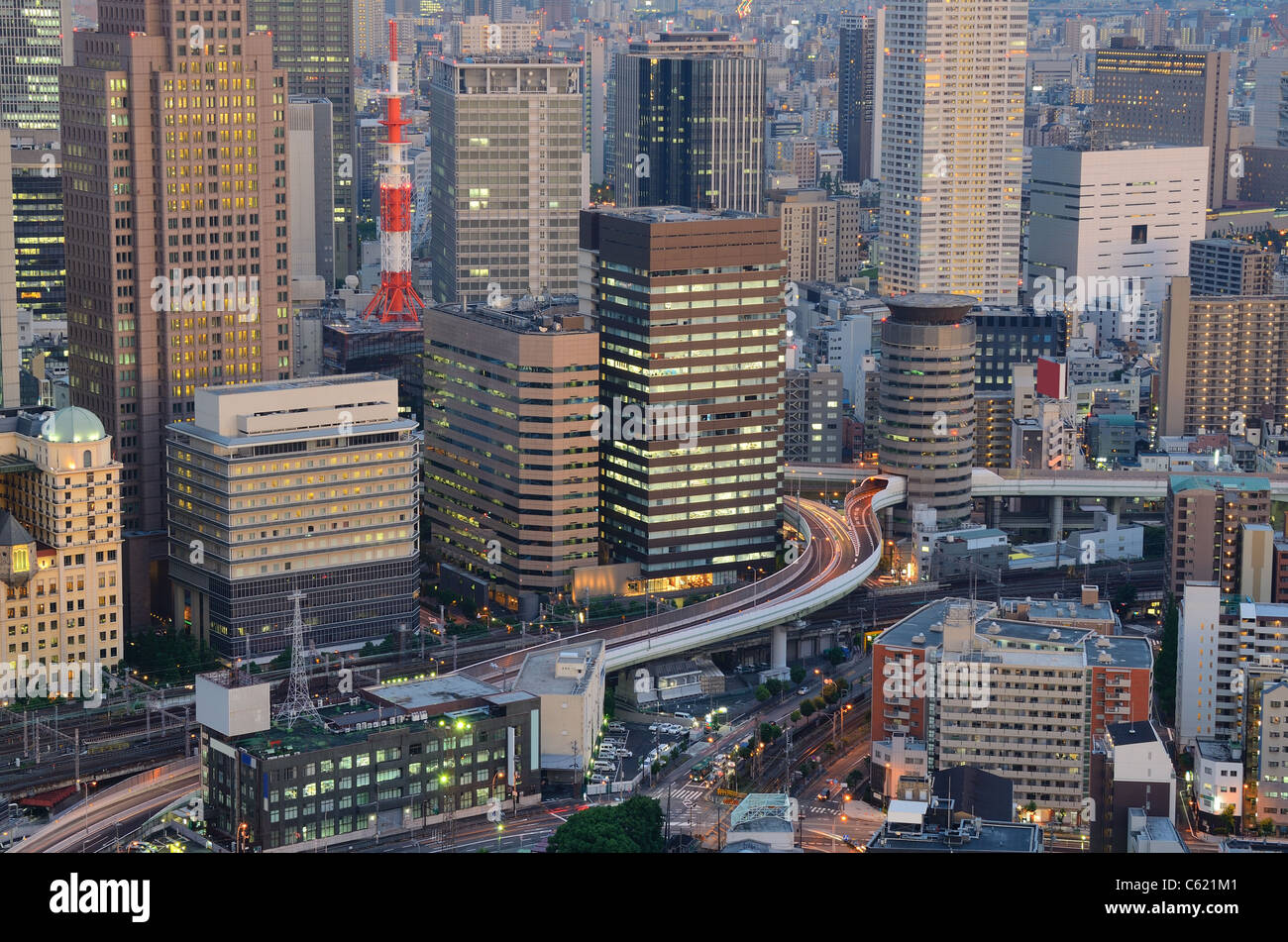 Osaka, Japan cityscape Stock Photo - Alamy