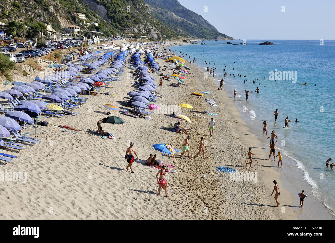 Kathisma beach, Lefkada island, Greece Stock Photo - Alamy
