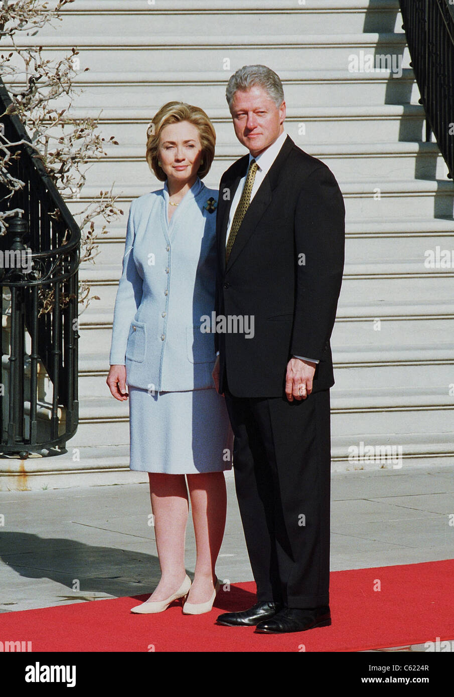 President Bill Clinton and wife Hillary Rodham Clinton together on the ...