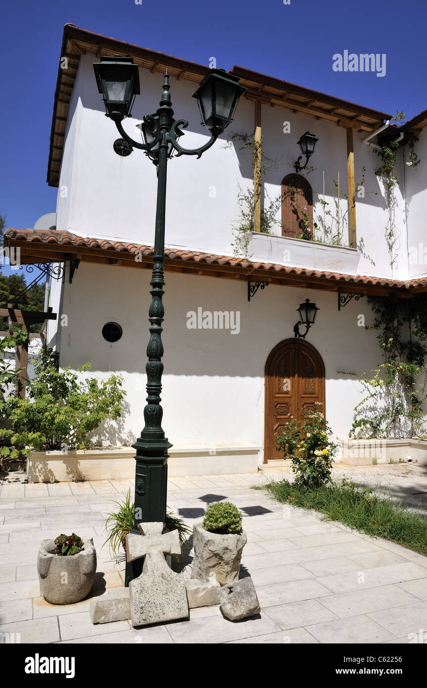 Monastery of Faneromeni, Lefkada island, Greece Stock Photo - Alamy