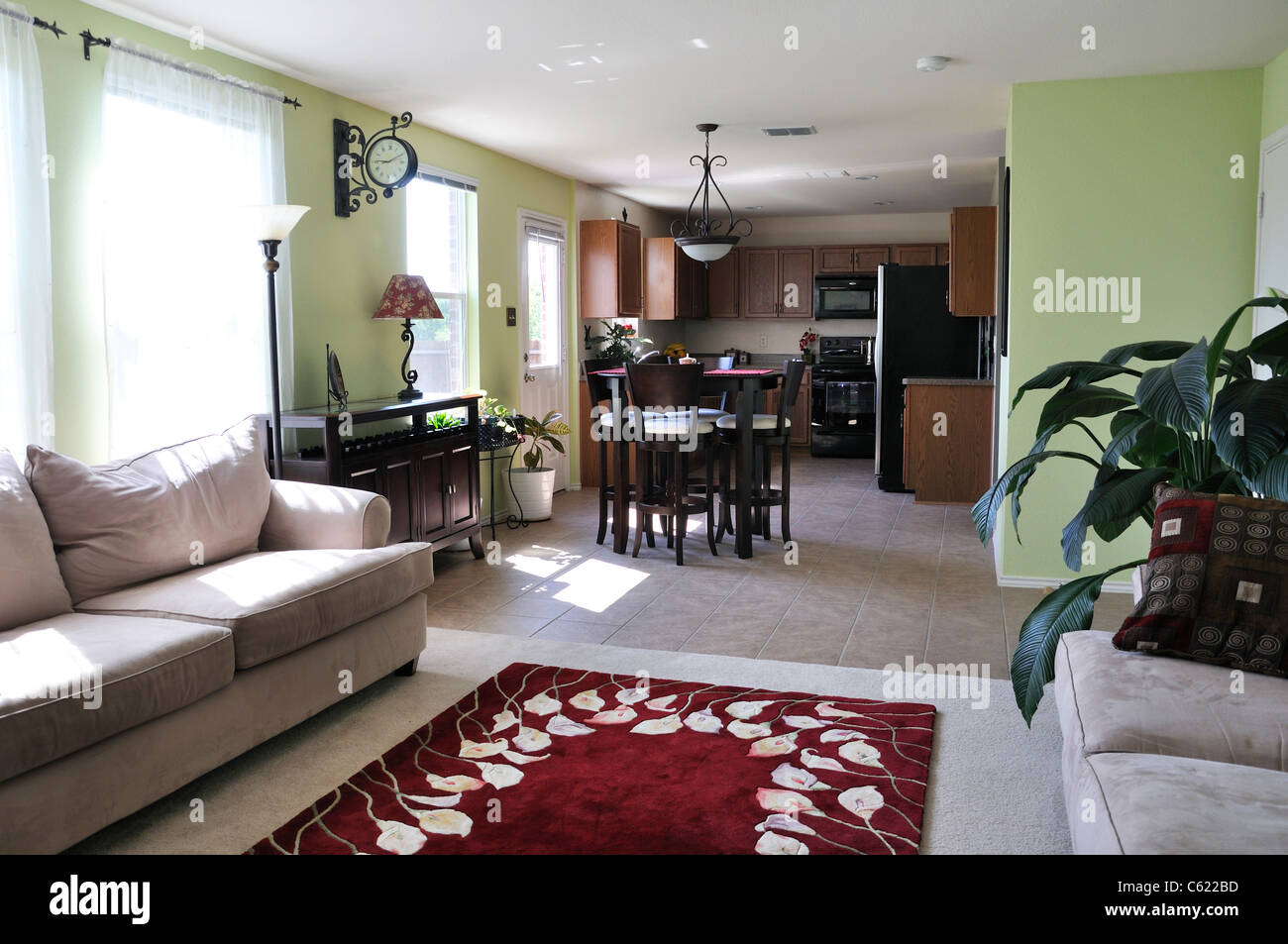 House interior, USA Stock Photo - Alamy