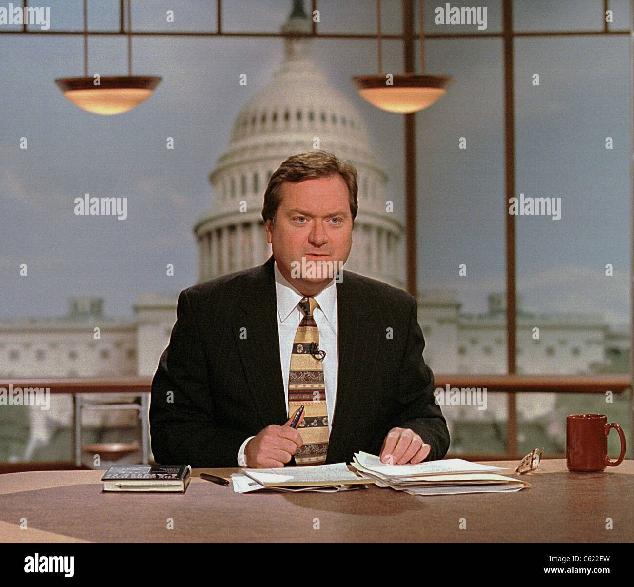 Tim Russert, host of NBC's "Meet the Press" June 15, 1997 in Washington, DC Stock Photo - Alamy